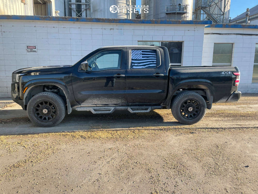 2022 Nissan Frontier with 18x9 18 Anthem Off-Road Liberty and 275/65R18 ...