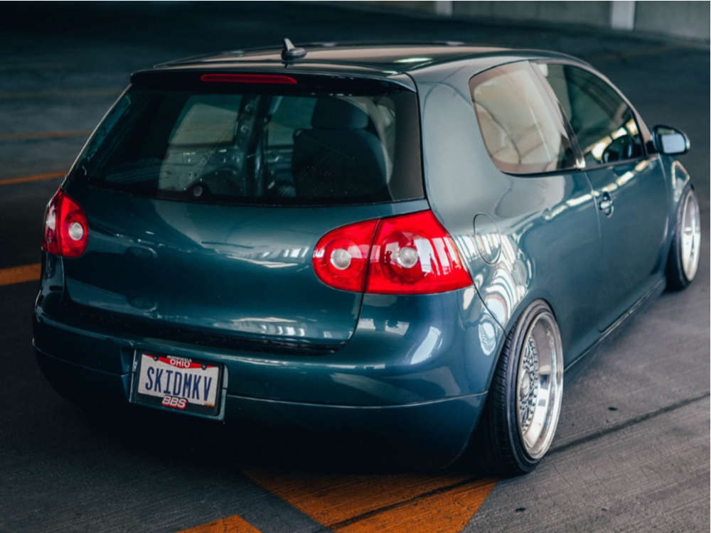 2009 Volkswagen GTI with 17x8.5 45 BBS Super RS and 215/40R17 Nitto Neo ...