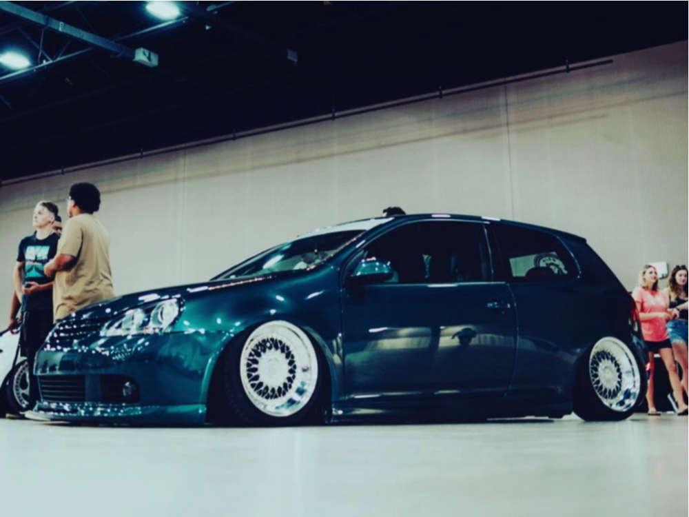 2009 Volkswagen GTI with 17x8.5 45 BBS Super RS and 215/40R17 Nitto Neo ...