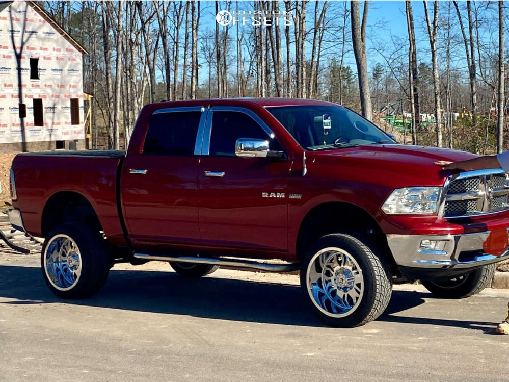 2009 Dodge Ram 1500 with 22x12 -44 RBP 87r and 33/12.5R22 Fullway and ...