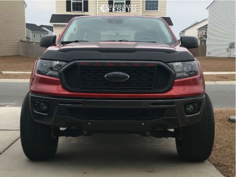 2019 Ford Ranger with 20x12 -44 Hardrock Crusher and 275/55R20 Toyo ...