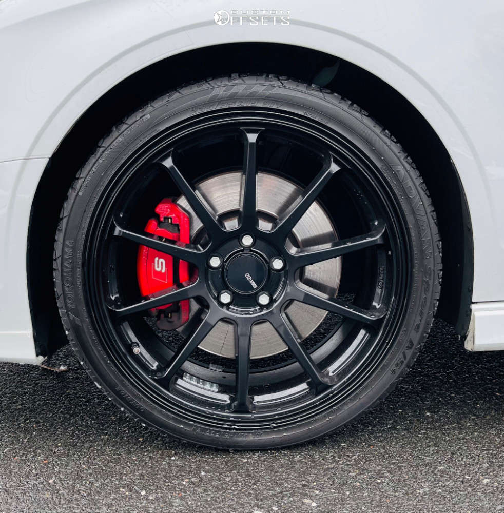 2018 Audi S3 with 19x8 45 Enkei Px-10 and 235/35R19 Yokohama Advan ...