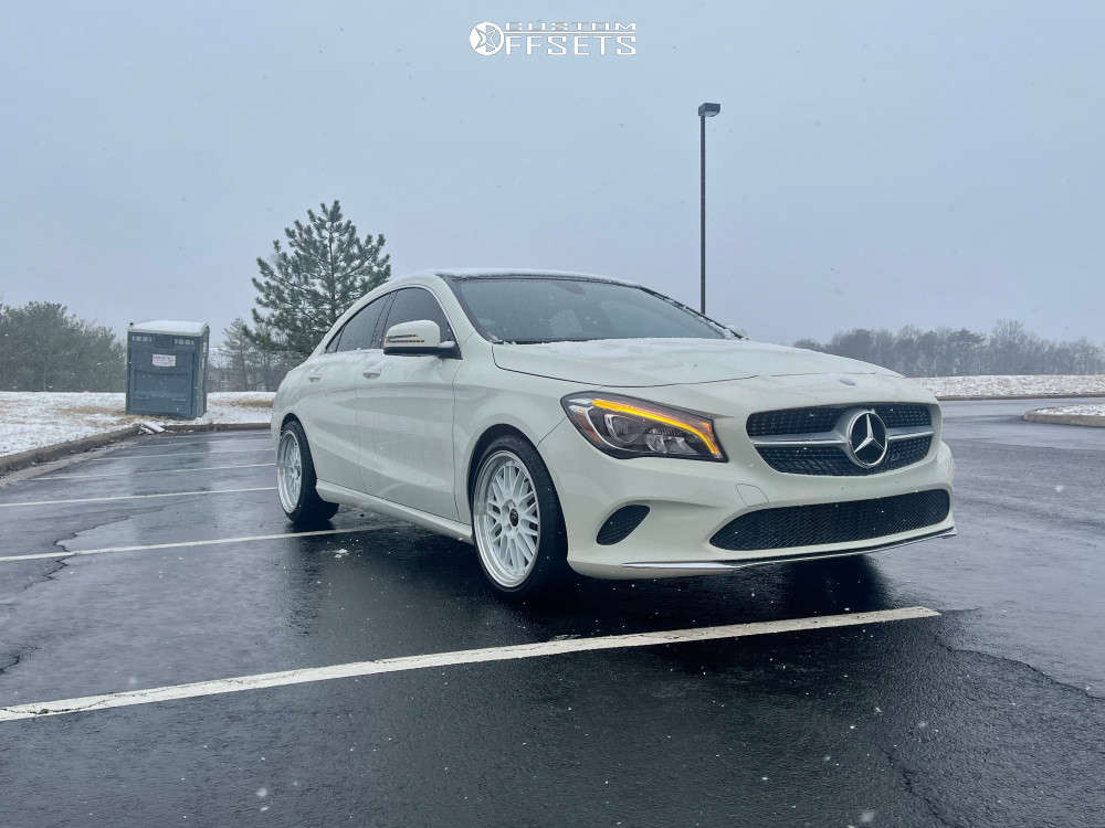 2018 Mercedes-Benz CLA250 with 18x8 34 JNC Jnc005 and 225/40R18 Ironman ...