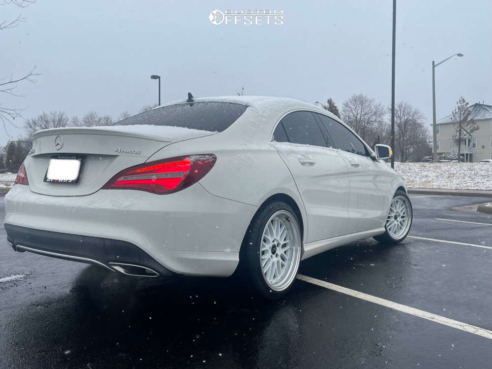 2018 Mercedes-Benz CLA250 with 18x8 34 JNC Jnc005 and 225/40R18 Ironman ...