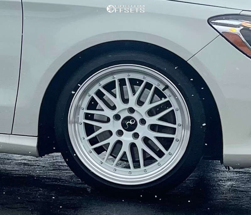 2018 Mercedes-Benz CLA250 with 18x8 34 JNC Jnc005 and 225/40R18 Ironman ...