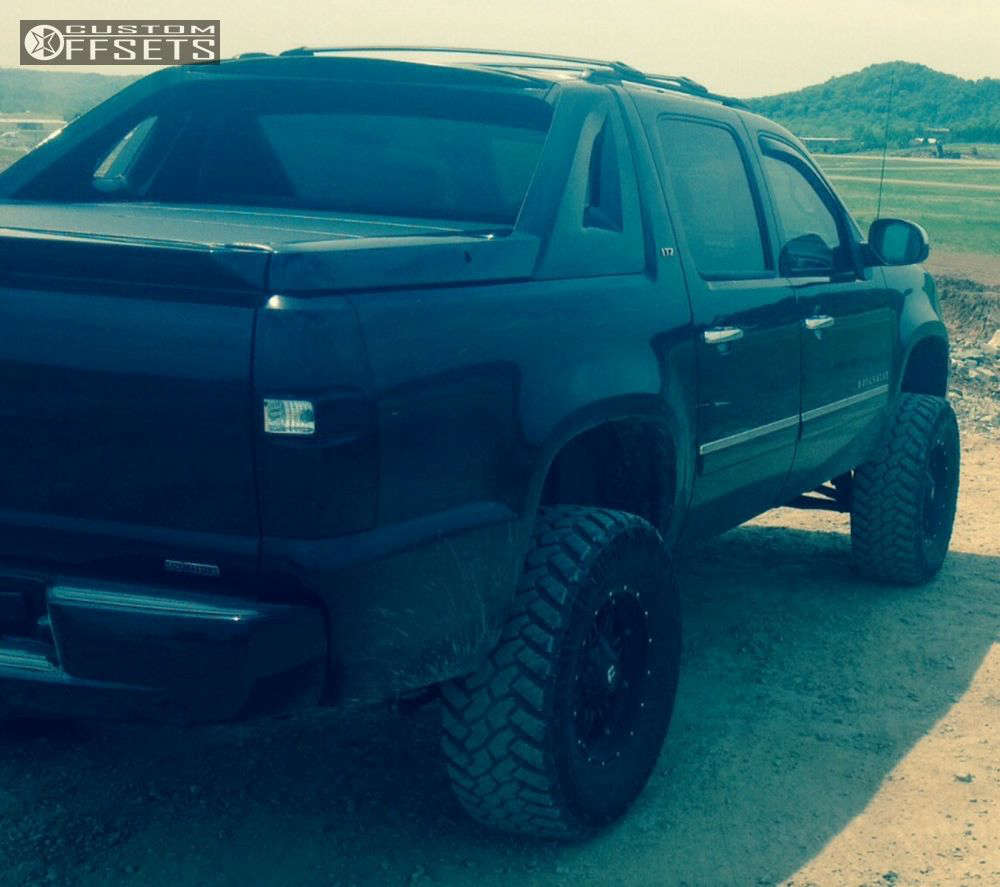 2012 Chevrolet Avalanche with 18x9 -12 Fuel Hostage and 35/12.5R18 ...
