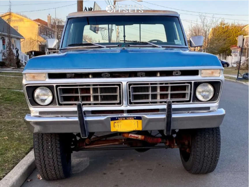 1976 Ford F-150 with 20x12 -51 Vision Rocker and 35/12.5R20 Kumho Road ...