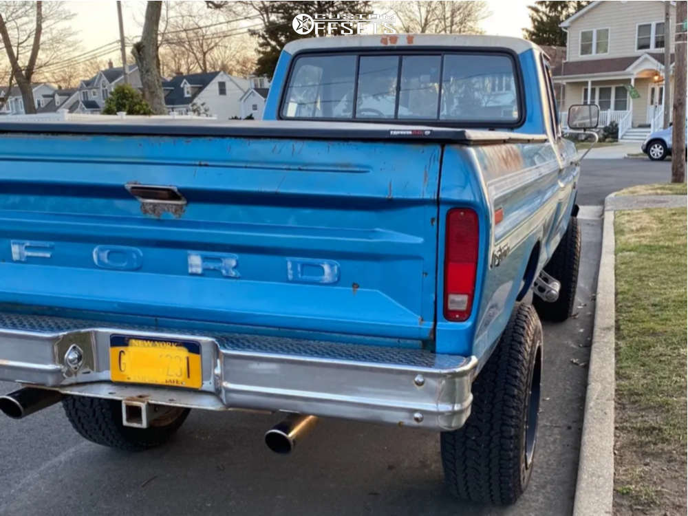 1976 Ford F-150 with 20x12 -51 Vision Rocker and 35/12.5R20 Kumho Road ...