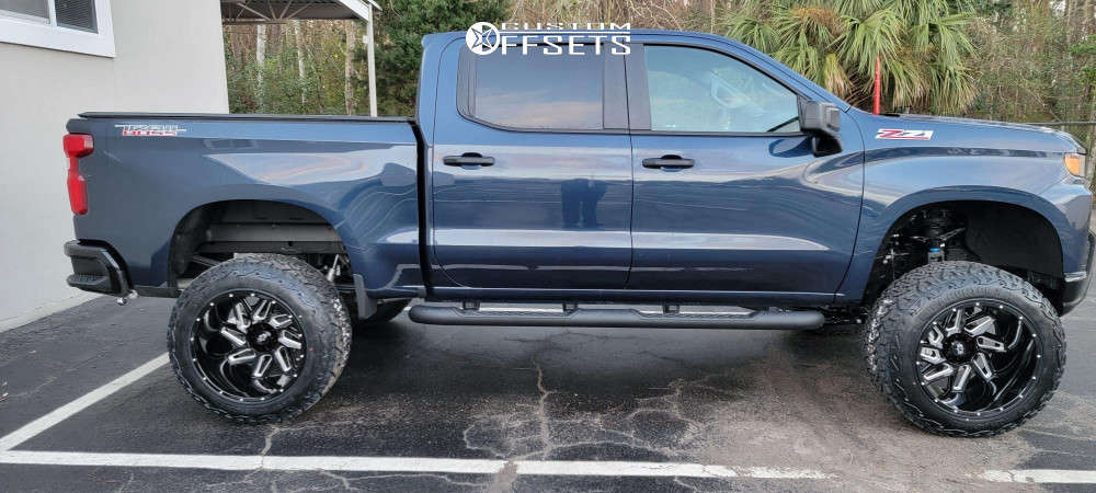 2021 Chevrolet Silverado 1500 with 22x14 -76 Vision Spyder and 37/13.5R22 Venom Power Terra ...