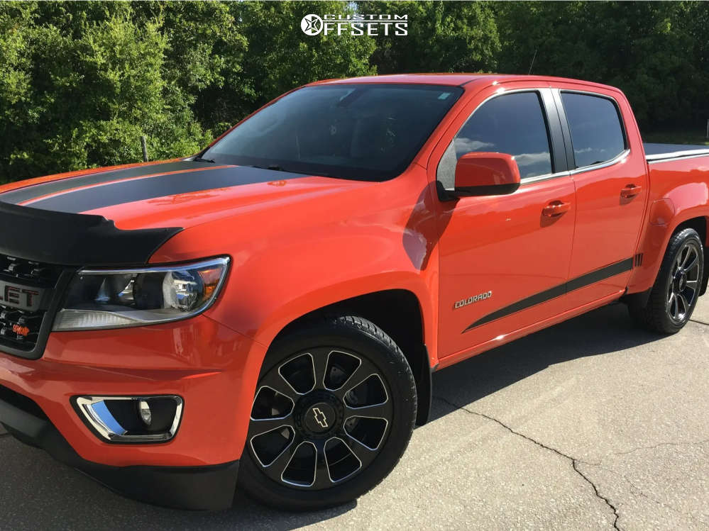 2020 Chevrolet Colorado with 20x9 0 XD Reactor and 275/55R20 Falken ...