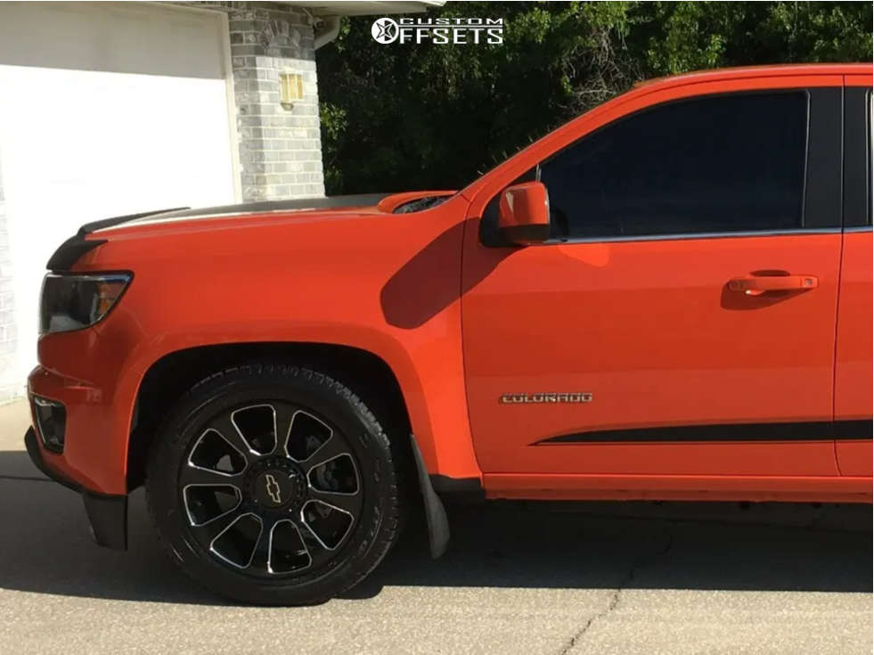 2020 Chevrolet Colorado with 20x9 0 XD Reactor and 275/55R20 Falken ...