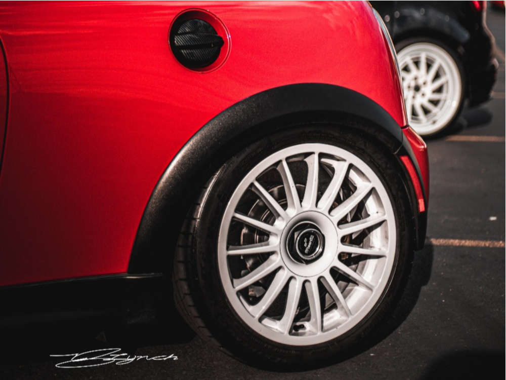 2005 Mini Cooper with 17x7.5 42 Fifteen52 Podium and 215/45R17 ...