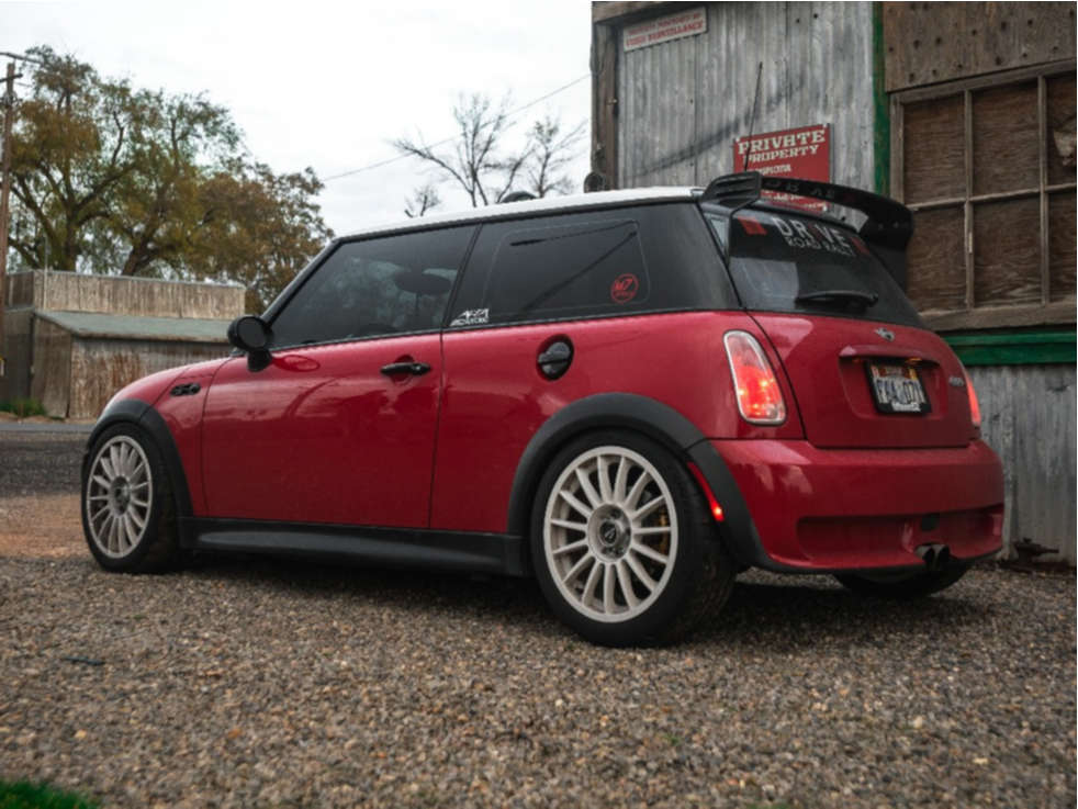 2005 Mini Cooper with 17x7.5 42 Fifteen52 Podium and 215/45R17 ...