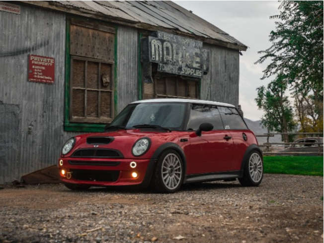 2005 Mini Cooper with 17x7.5 42 Fifteen52 Podium and 215/45R17 ...