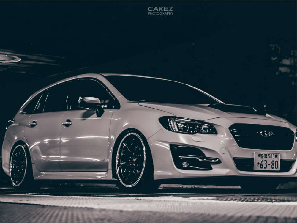 2018 Subaru Levorg with 19x8.5 45 Advan Racing RS-D and 225/40R19 ...