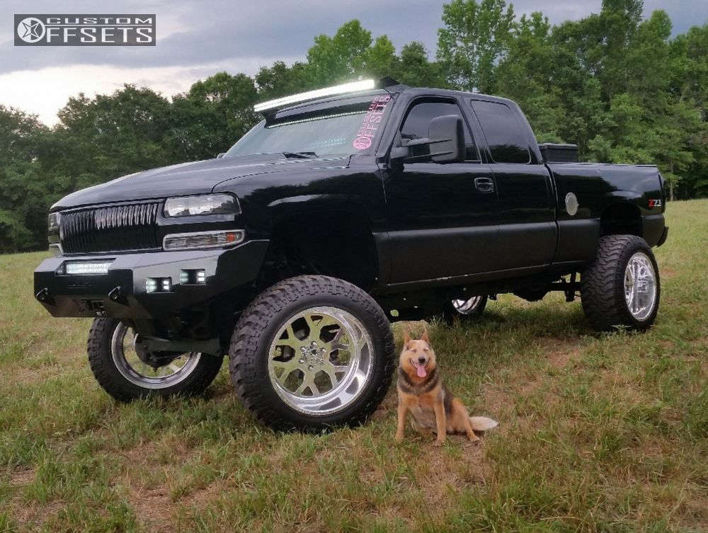 2001 Chevrolet Silverado 1500 with 22x14 -73 American Force Shield SS ...