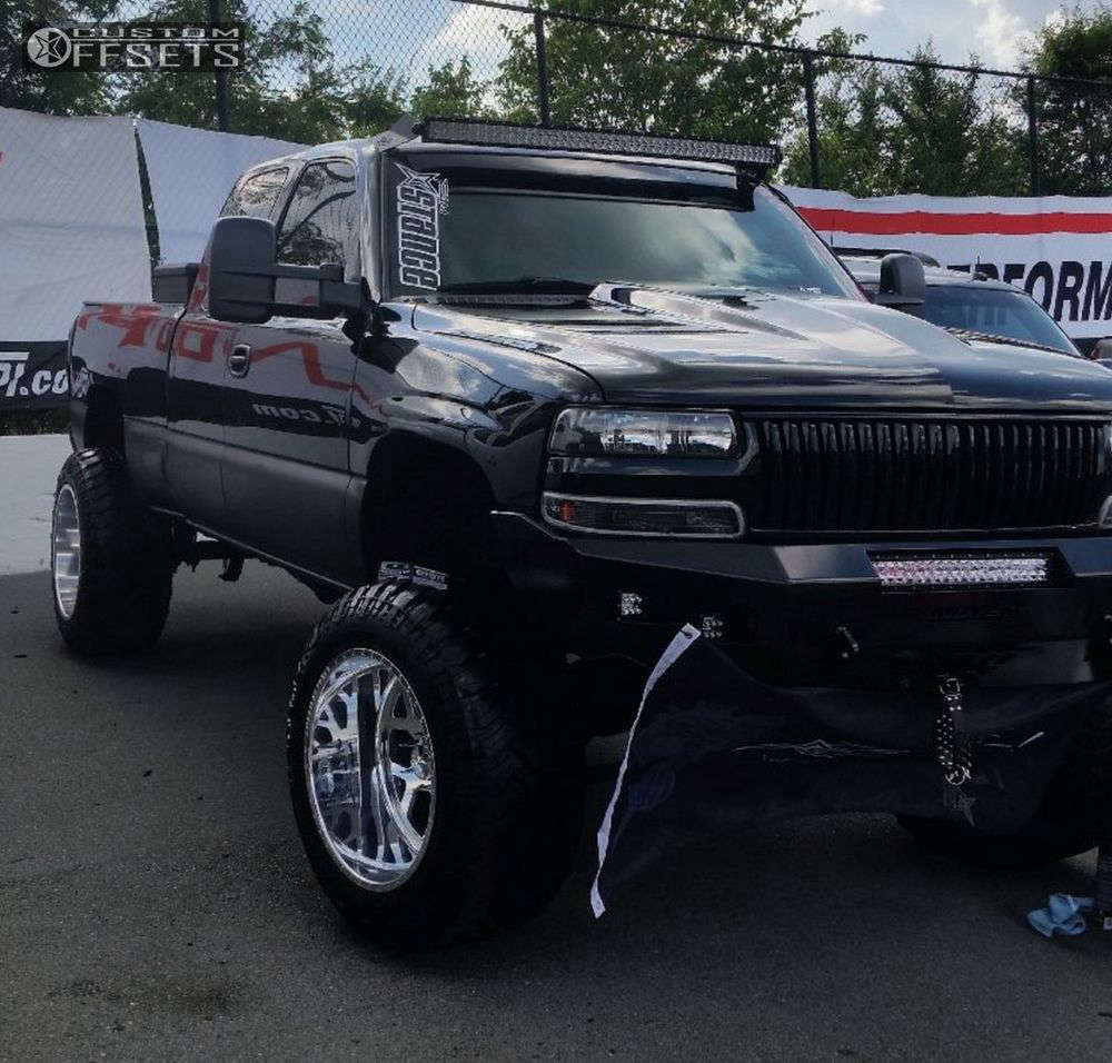 2001 Chevrolet Silverado 1500 with 22x14 -73 American Force Shield SS ...