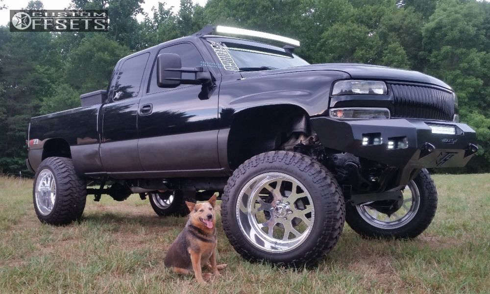 2001 Chevrolet Silverado 1500 with 22x14 -73 American Force Shield SS ...