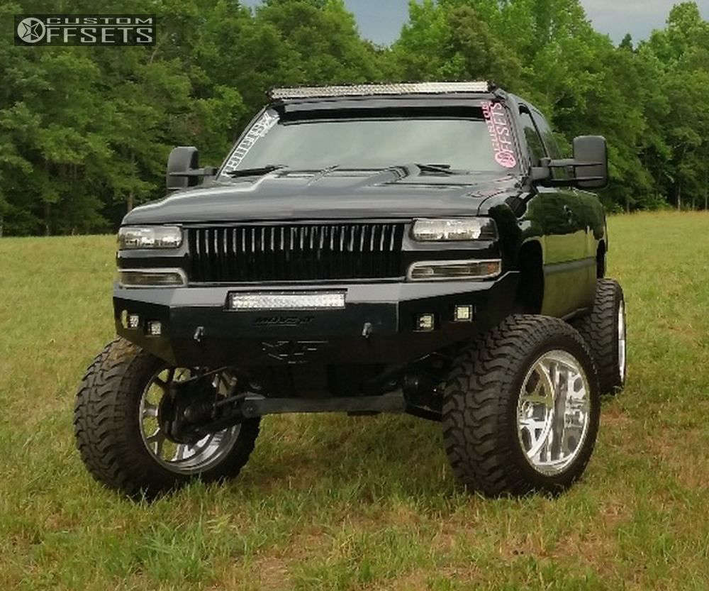 2001 Chevrolet Silverado 1500 with 22x14 -73 American Force Shield SS ...