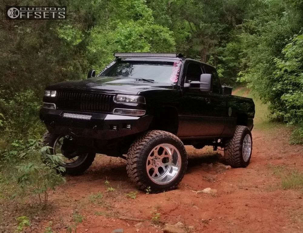 2001 Chevrolet Silverado 1500 with 22x14 -73 American Force Shield SS ...