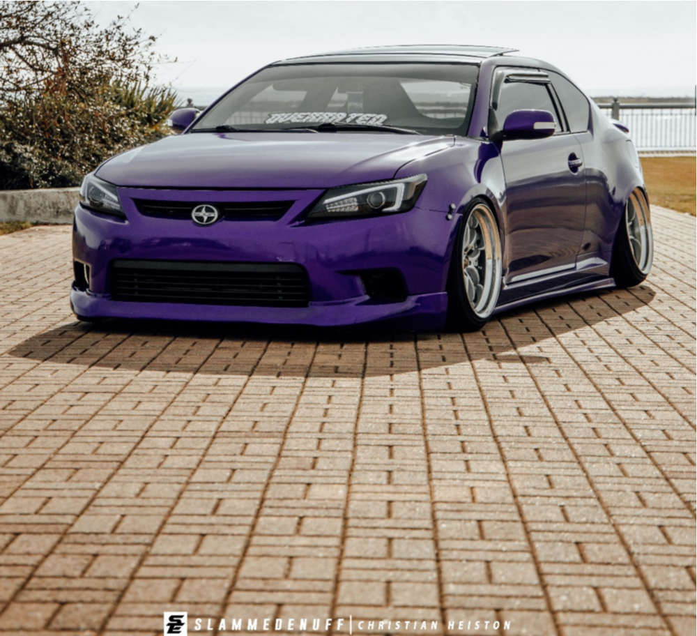 2011 Scion TC with 18x10 10 Work VS-SS and 225/40R18 Achilles Atr Sport ...