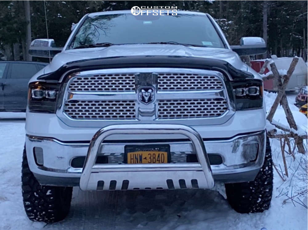 2016 Ram 1500 with 20x9 -12 Grid Gd10 and 37/12.5R20 Kanati Trail Hog ...