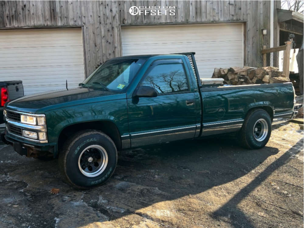 1997 Chevrolet C1500 with 15x10 -38 Alloy Ion Style 171 and 31/10.5R15 ...