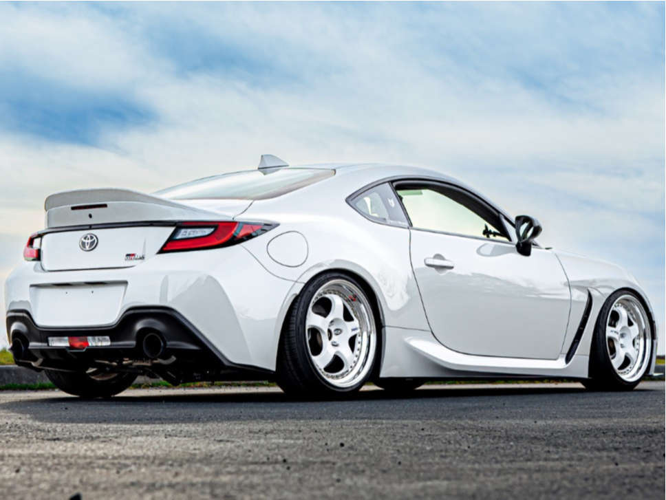 2022 Toyota GR86 with 18x8.5 37 Work Meister S1 3p and 215/40R18 Falken ...