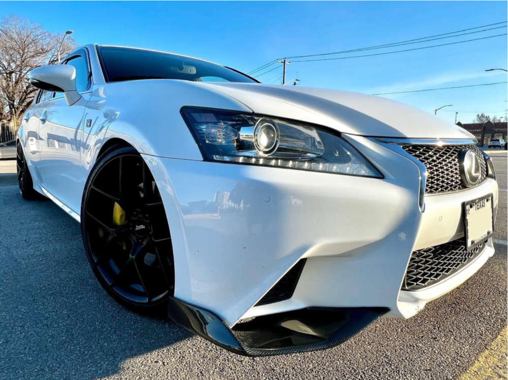 2015 Lexus GS350 with 20x9 35 American Racing Crossfire and 245/35R20 ...