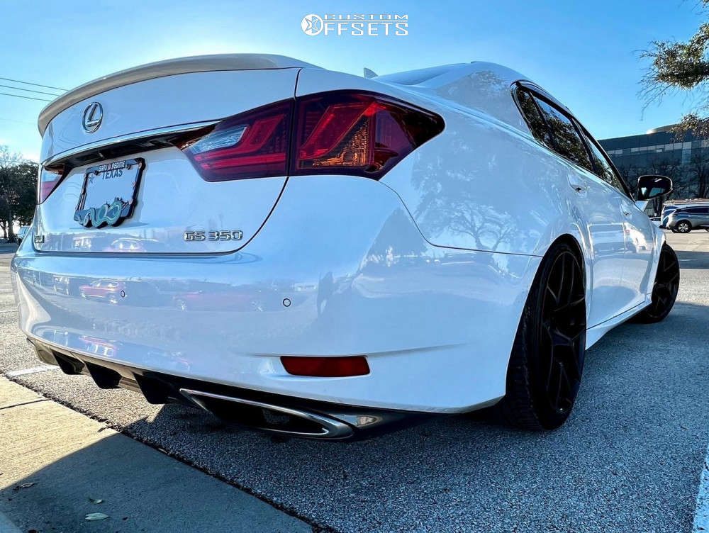2015 Lexus GS350 with 20x9 35 American Racing Crossfire and 245/35R20 ...