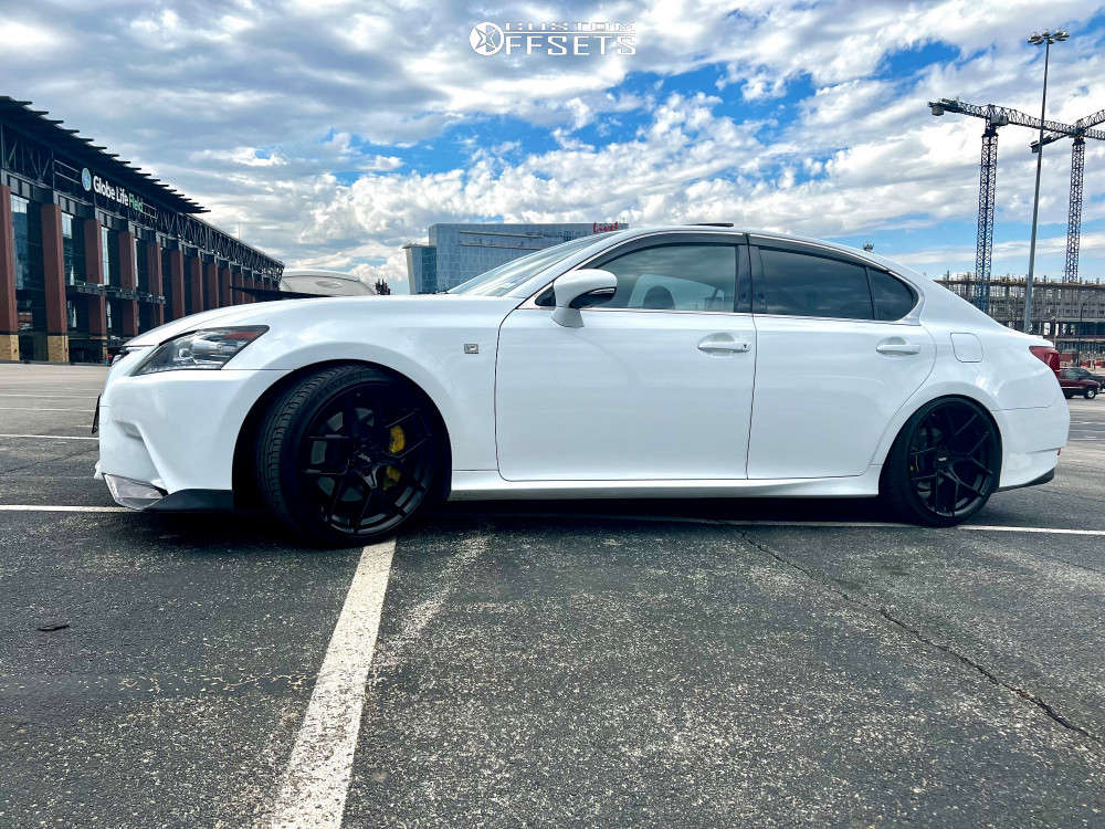 2015 Lexus GS350 with 20x9 35 American Racing Crossfire and 245/35R20 ...