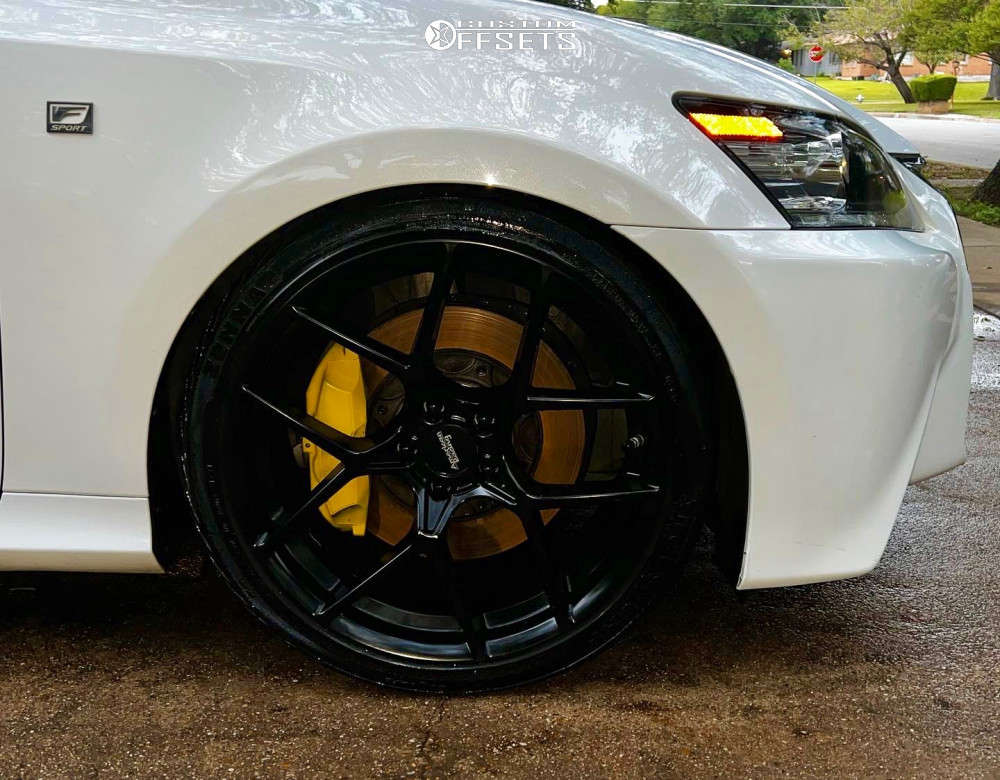 2015 Lexus GS350 with 20x9 35 American Racing Crossfire and 245/35R20 ...