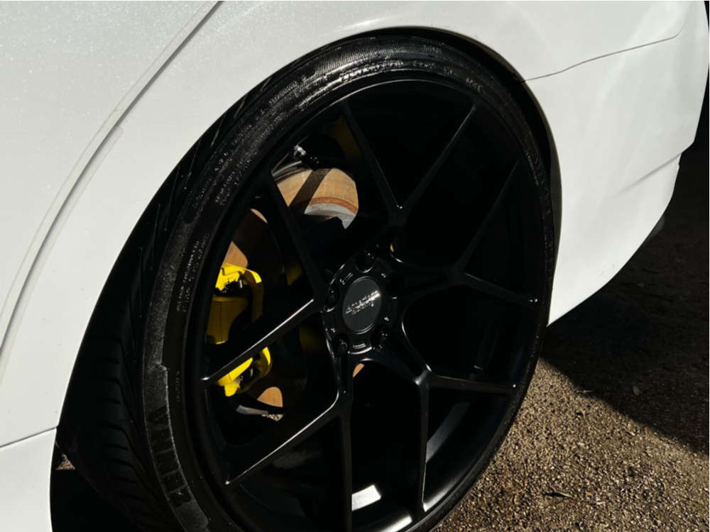 2015 Lexus GS350 with 20x9 35 American Racing Crossfire and 245/35R20 ...