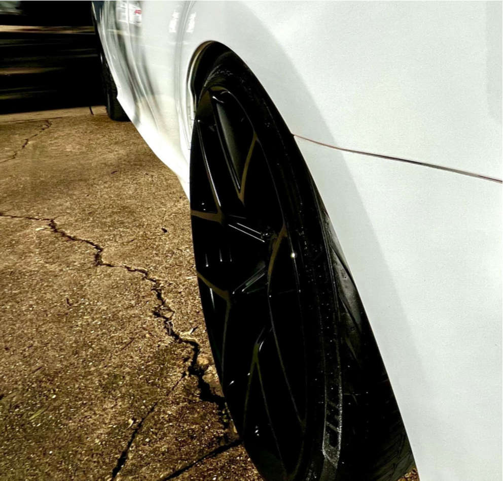 2015 Lexus GS350 with 20x9 35 American Racing Crossfire and 245/35R20 ...