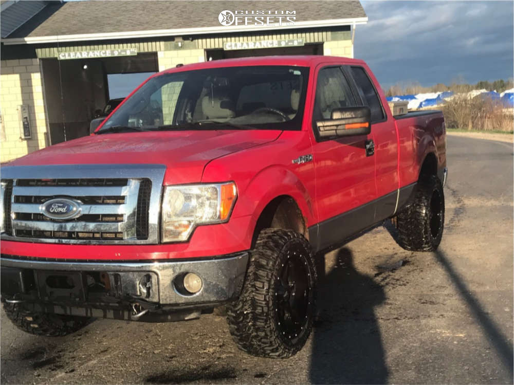 2009 Ford F-150 with 20x10 -24 Moto Metal Mo970 and 33/12.5R20 Federal Xplora Mt and Leveling ...