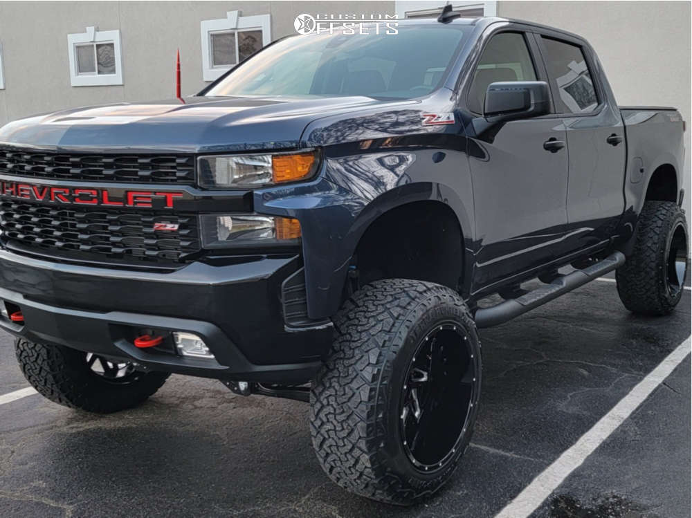 2021 Chevrolet Silverado 1500 with 22x14 -76 Vision Spyder and 37/13.5R22 Venom Power Terra ...