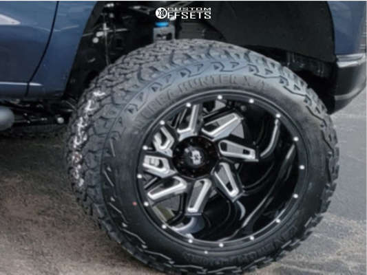 2021 Chevrolet Silverado 1500 with 22x14 -76 Vision Spyder and 37/13.5R22 Venom Power Terra ...