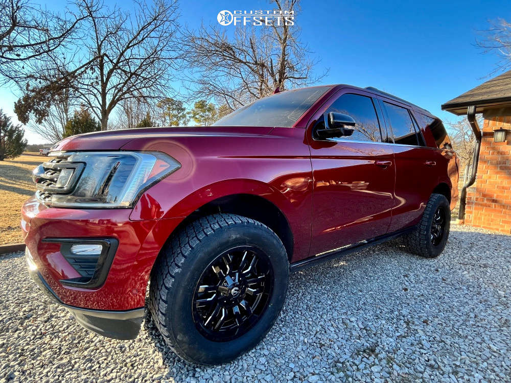 2020 Ford Expedition with 20x9 1 Fuel Sledge and 305/55R20 Nitto Terra ...