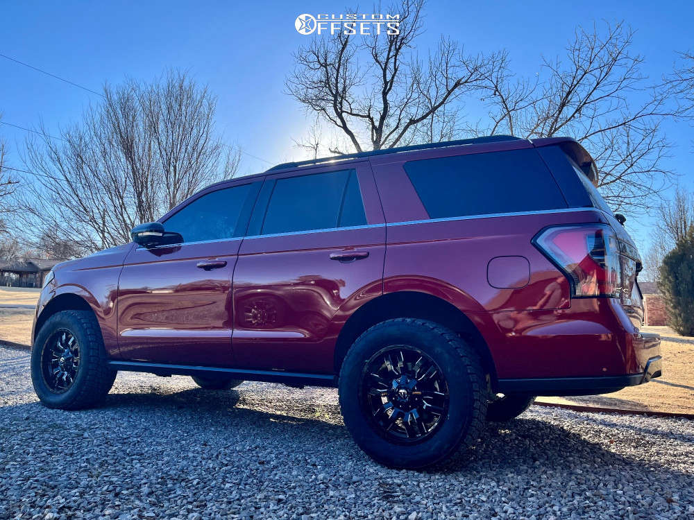 2020 Ford Expedition with 20x9 1 Fuel Sledge and 305/55R20 Nitto Terra ...