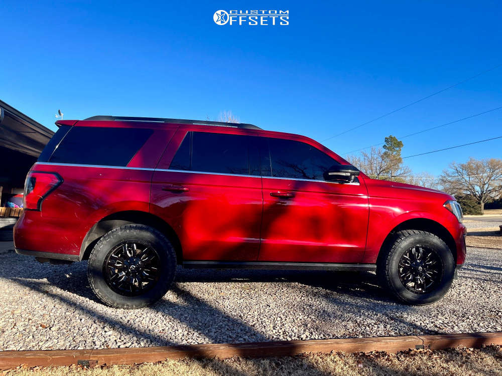 2020 Ford Expedition with 20x9 1 Fuel Sledge and 305/55R20 Nitto Terra ...