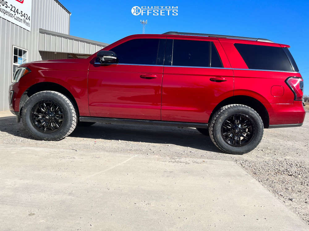 2020 Ford Expedition with 20x9 1 Fuel Sledge and 305/55R20 Nitto Terra ...