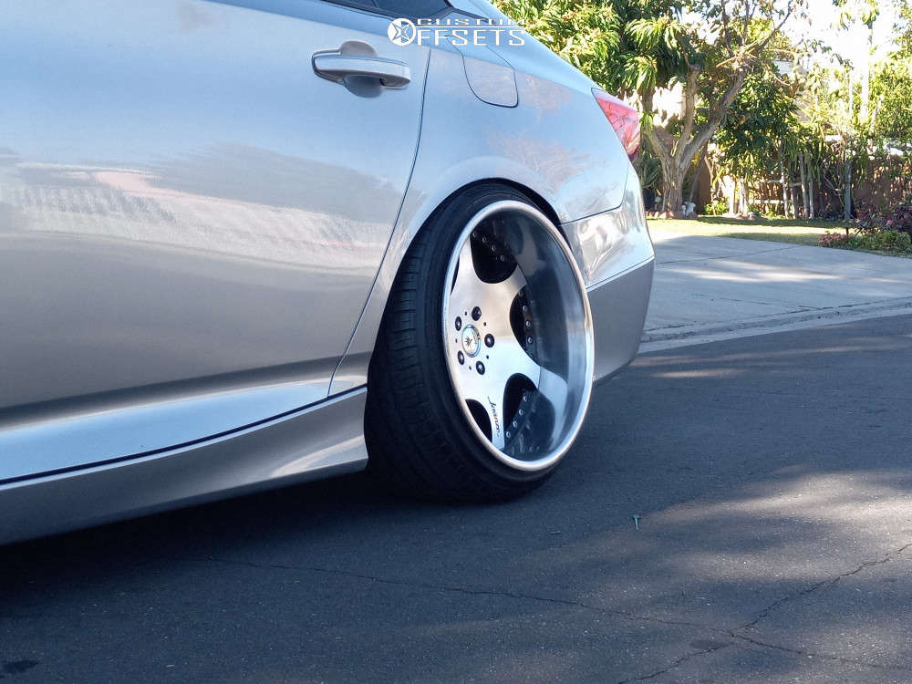 2018 Honda Accord with 19x11.5 -28 Weds Bazreia and 235/35R19 Accelera ...