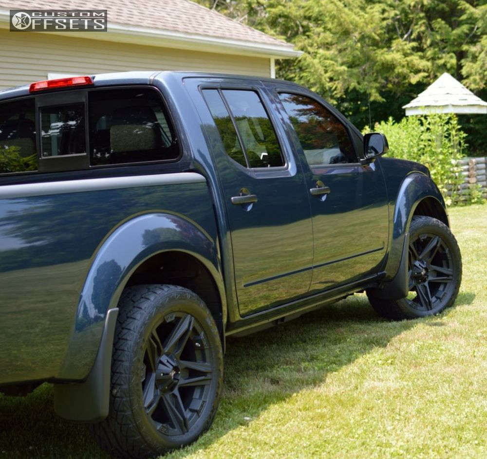 2015 Nissan Frontier with 20x9 15 American Outlaw Hollywood and 285 ...