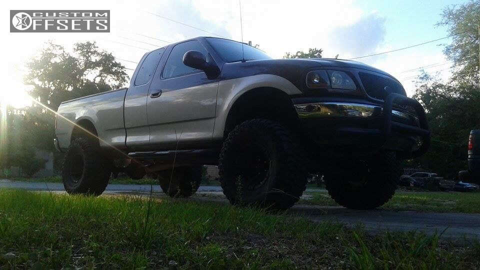 1999 Ford F-150 with 16x10 -38 Alloy Ion Style 174 and 36/15.5R16 ...