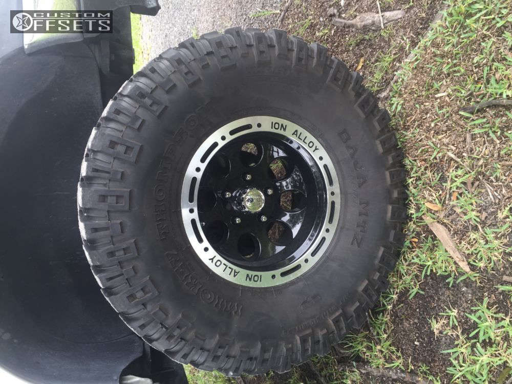 1999 Ford F-150 with 16x10 -38 Alloy Ion Style 174 and 36/15.5R16 ...