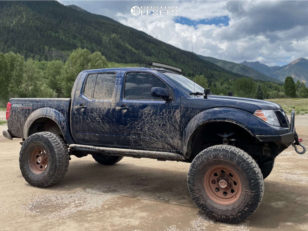 2010 Nissan Frontier with 17x9 -19 Pro Comp Series 97 and 38/13.5R17 ...