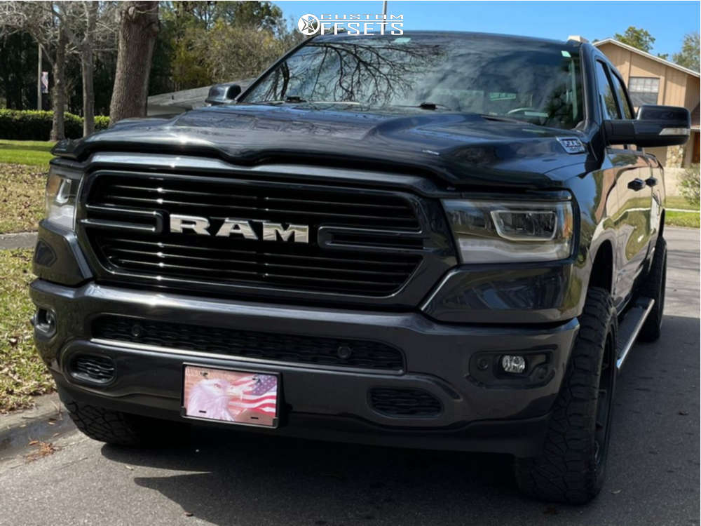 2020 Ram 1500 with 20x10 -25 Vision Rebel and 275/60R20 Nitto Ridge ...