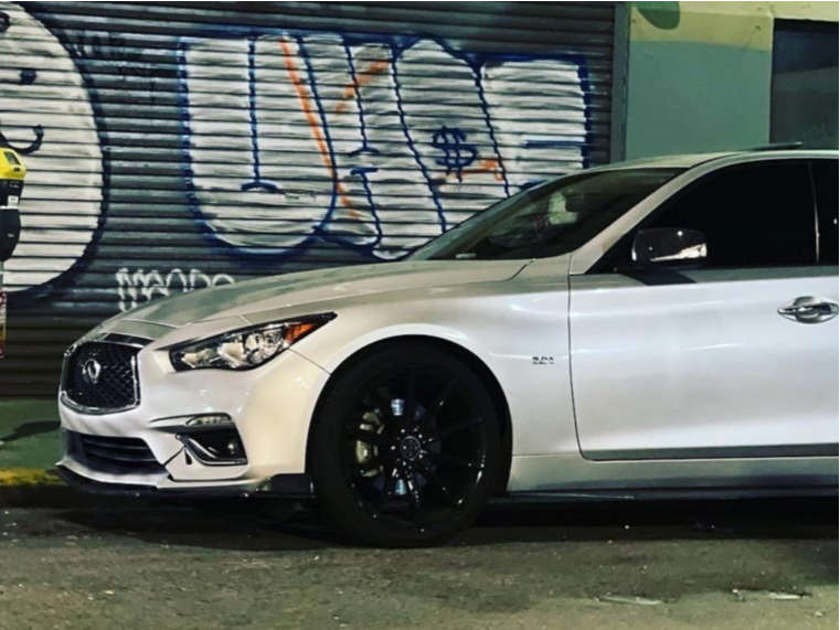 2019 INFINITI Q50 with 20x9 35 Blaque Diamond Bd-11 and 245/40R20 ...