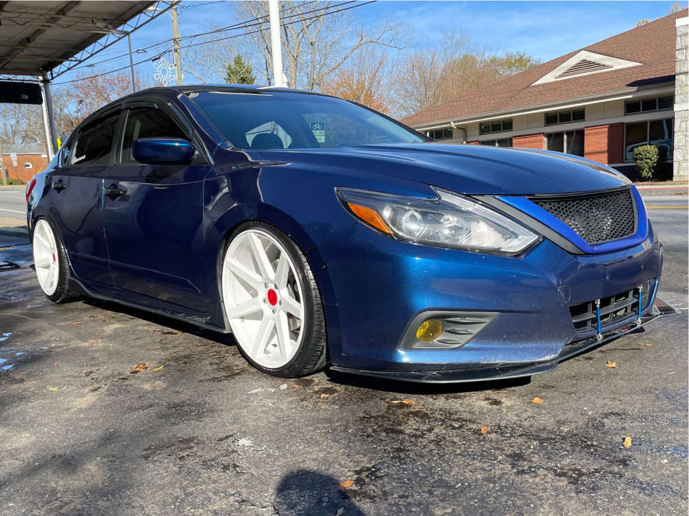 2016 Nissan Altima with 20x10.5 30 Niche Verona and 245/35R20 Yokohama ...