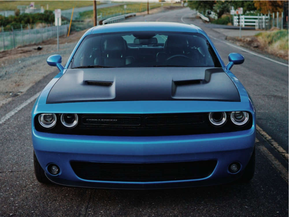 2018 Dodge Challenger with 20x9 18 American Racing Crossfire and 275 ...